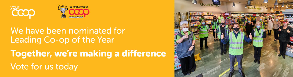 Last Chance! Vote for us at the Co-op of the Year Awards | Coop ...