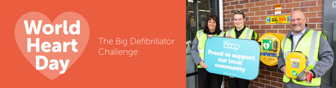 World Heart Day – The Big Defibrillator Challenge | Coop Colleagues Connect